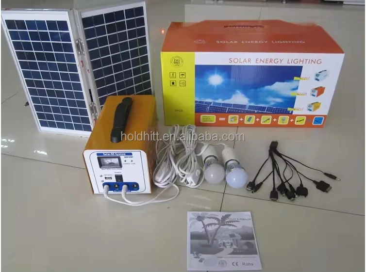 Mini Solar Power System Portable Electric Generator For Outdoor ...