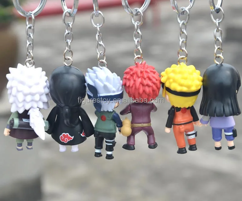 Custom Anime Cartoon Soft Plastic Pvc Keychain Figures Wholesale - Buy ...