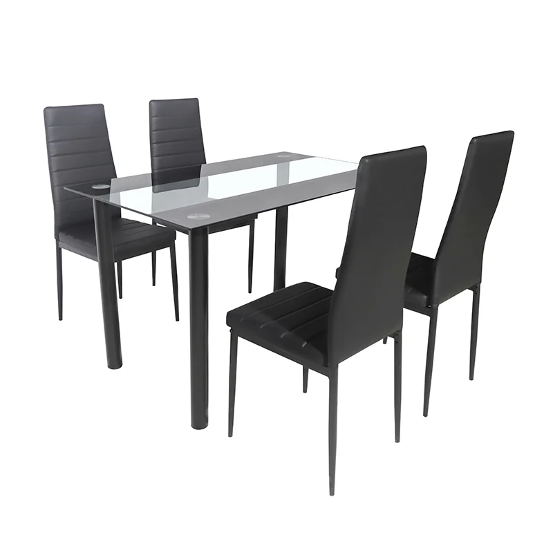 Glass Top Dining Table Dining Room Table Fiber Glass Home Minimalist Small Furniture Dining
