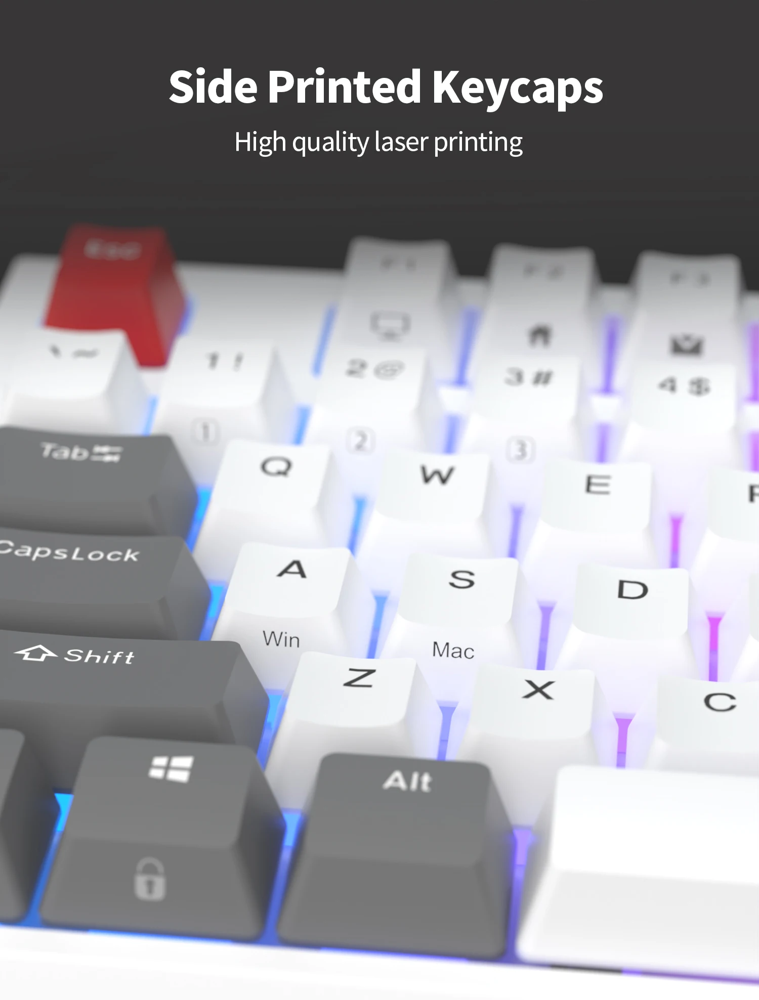 Royal Kludge RK R87 Wired RGB Mechanical Gaming Keyboard OEM