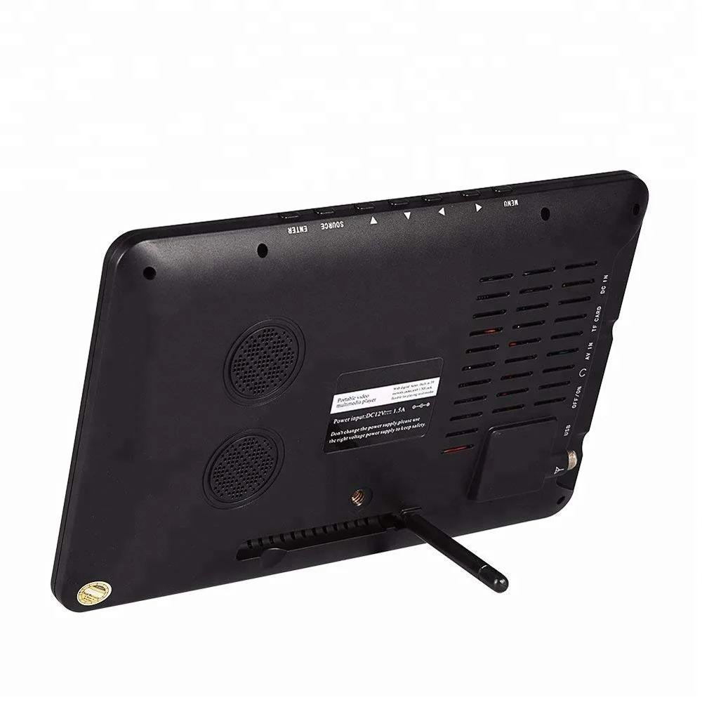 7 Inch High Resolution Colour Tv,Tft Led Dvb-t-t2 Digital Analog ...