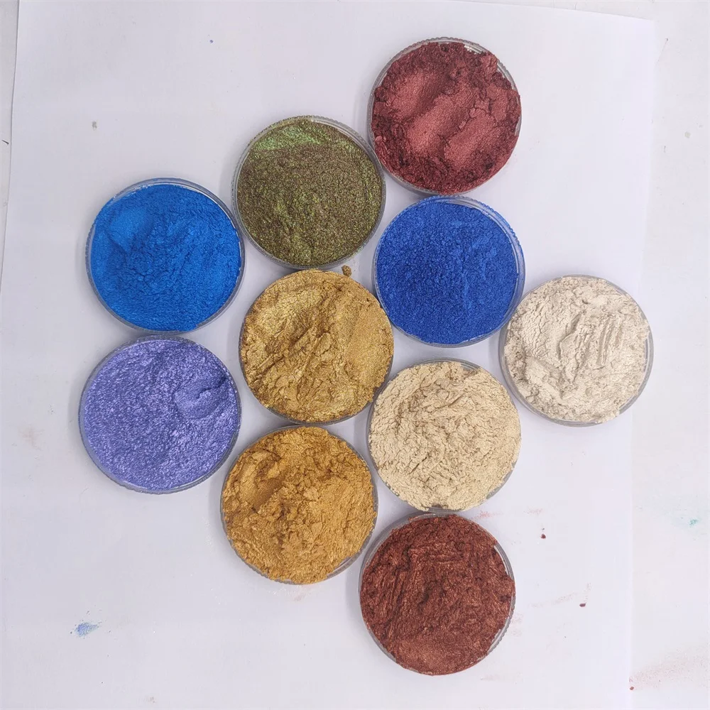 Mica Powder 24 Pearlescent Color Pigments For Makeup And Epoxy Resin ...