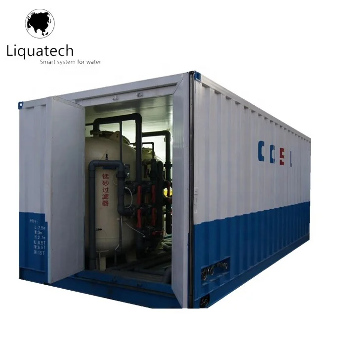 20ft,40ft Sea Shipping Container Swro Containerized Ro Seawater ...