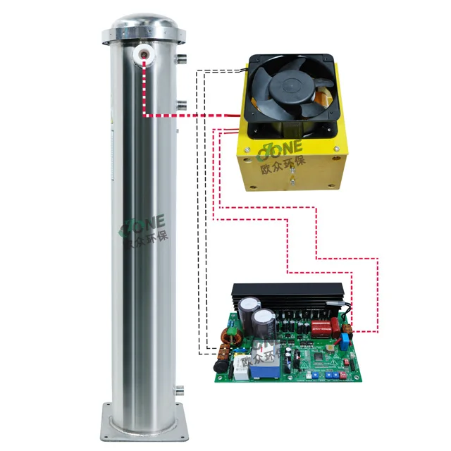 O3 Generator Corona Discharge Quartz Tube Ozone Generators for Laundry