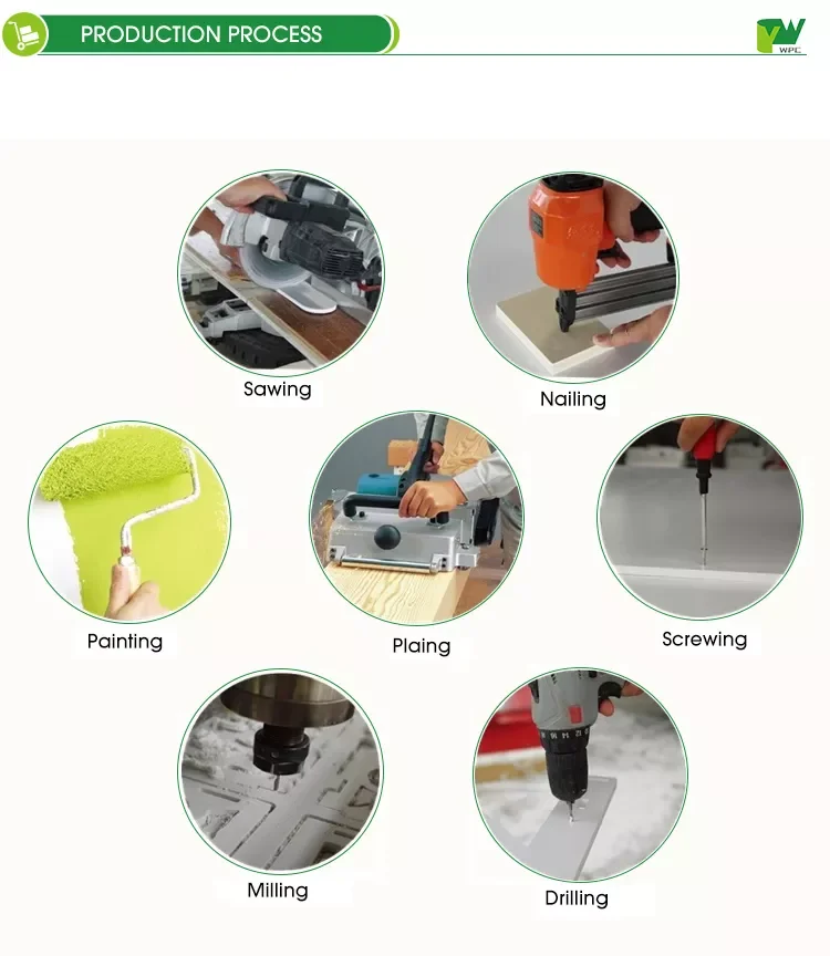 1800x300mmx 10mm Wpc Cnc Cut Wpc Folding Privacy Screen Pvc Garden ...