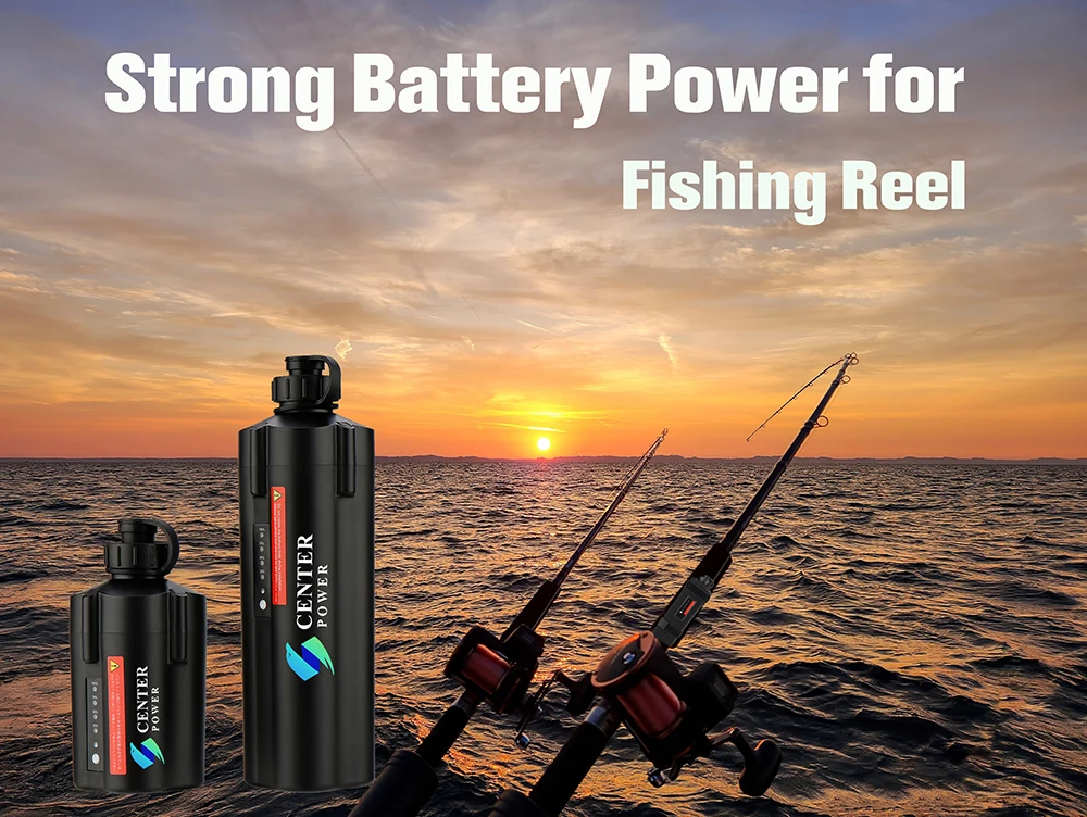 Center Power Deep Cycle Lithium Battery Electric Fishing Reel Battery ...