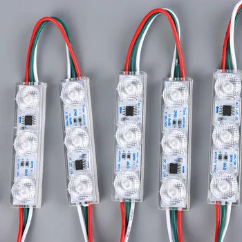 Rgb Full Color 1.2w 12v Control Outdoors Ip68 Waterproof 3030 3led Smd Injection Led Module For ...