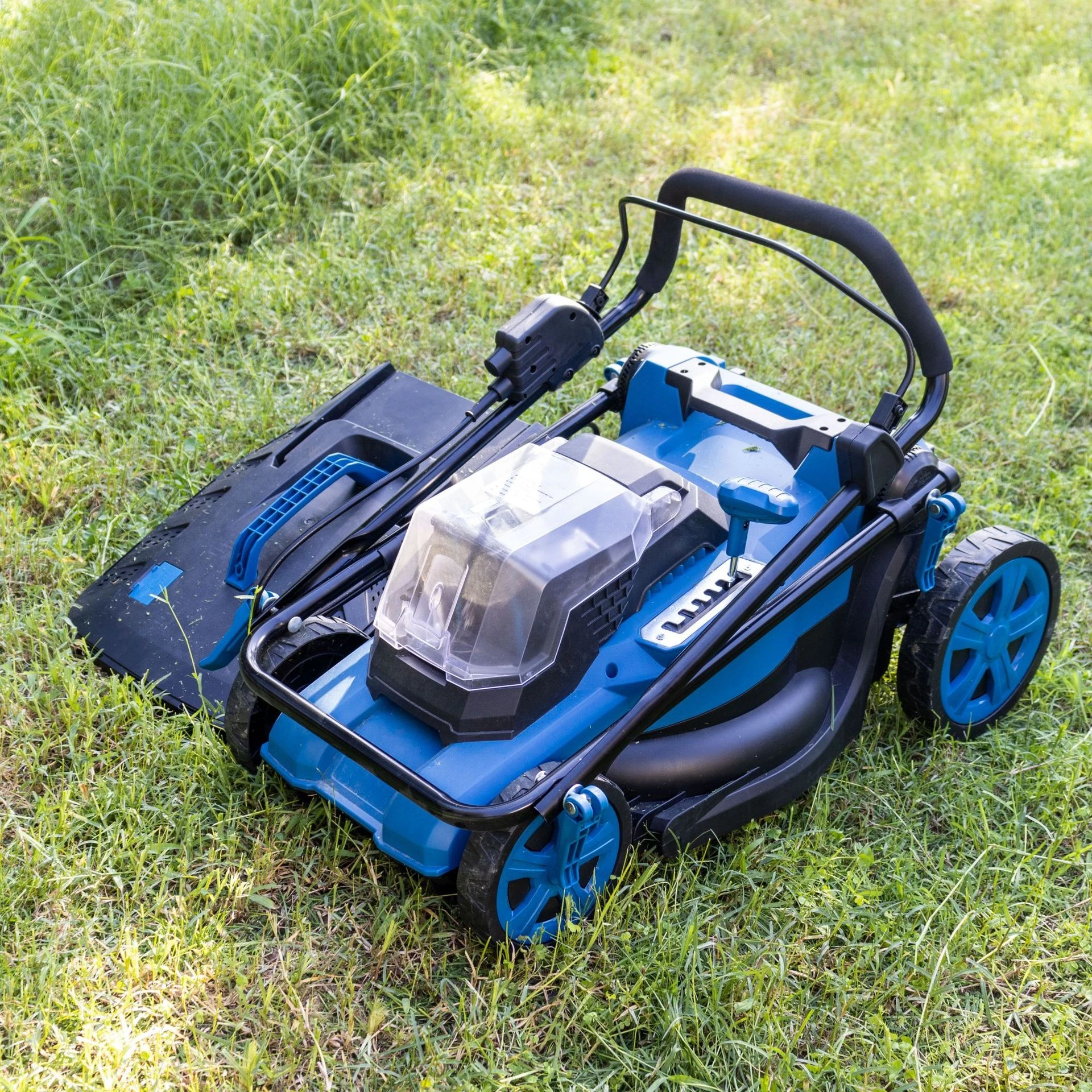 Professional Hand Push Zero Turn Lithium Battery Mower Robot 1200w ...