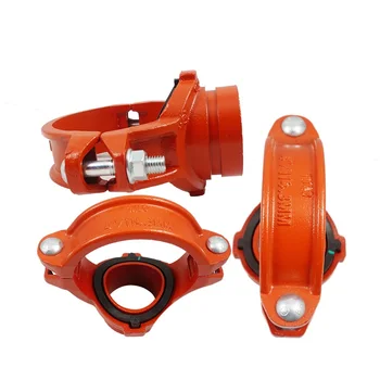Fire Protection Grooved Pipe Fittings Fm Approved Mechanical Tee ...