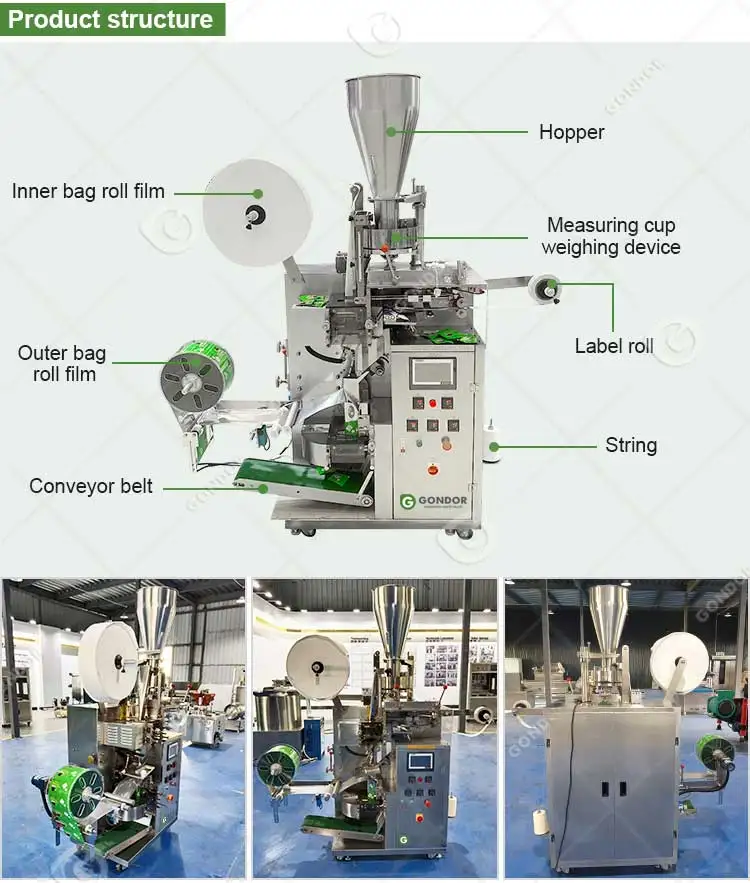 Sachet Dip Filter Paper Automatic Single Chamber Packaging