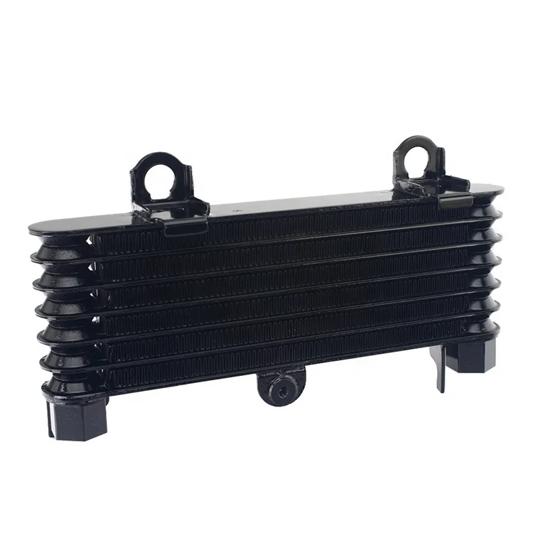 Motorcycle Black Aluminum Oil Cooler Radiator for Suzuki