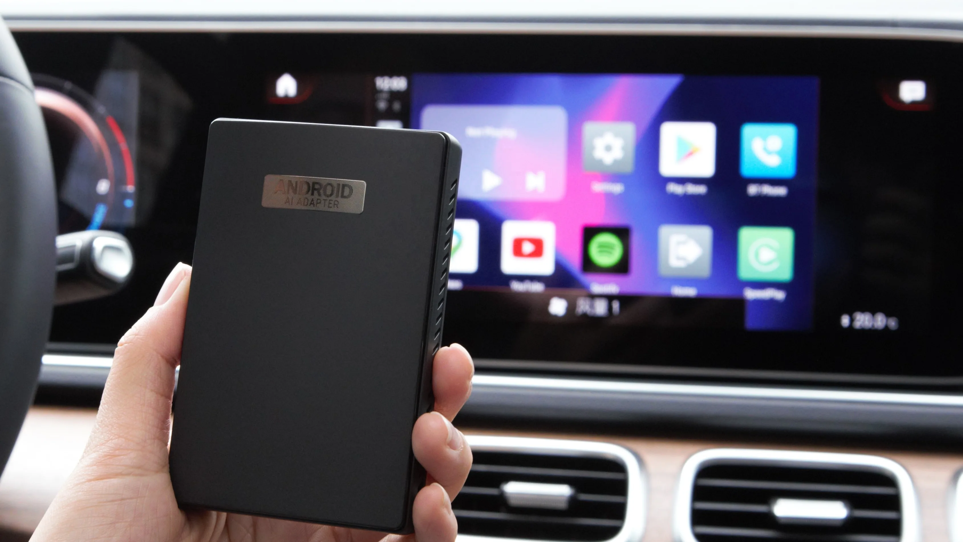 Picasou Portable Android System Car Play Smart Media Box Wireless ...