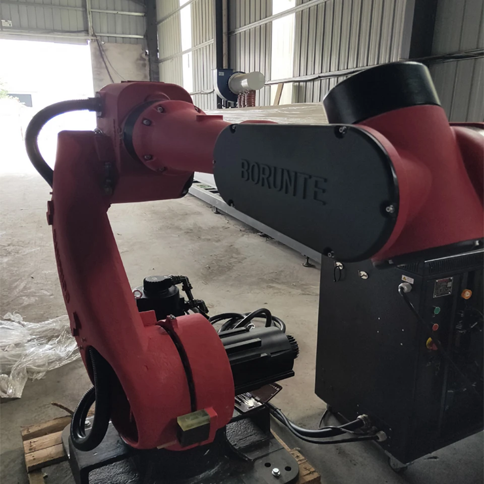 Borunte 6 Axis Robot Industrial Arm 1500mm Arm Length Bearing Capacity 10kg For Injection ...