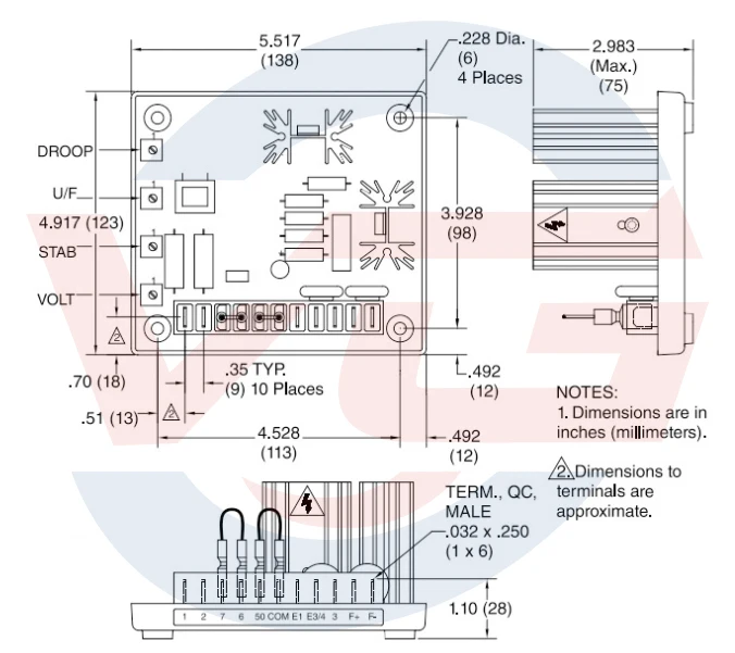 10 Kva Avr Para Generador De Escobillas - Reliable Performance