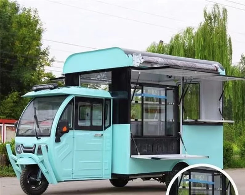 Mobile Dining Car Electric 3 Wheels Food Vending Trucks Coffee ...