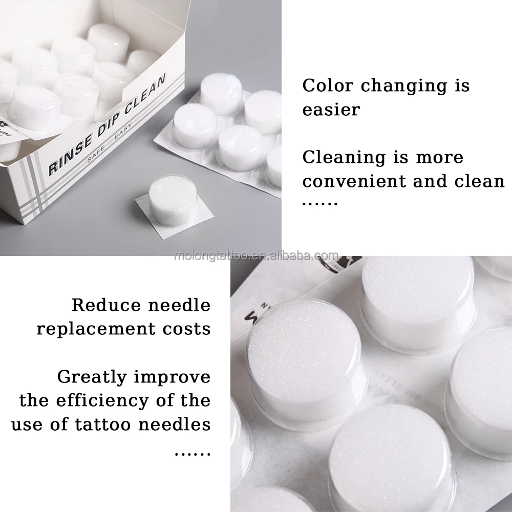 Permanent Makeup Cartridge Needles Tattoo Soaking Foam Disposable ...