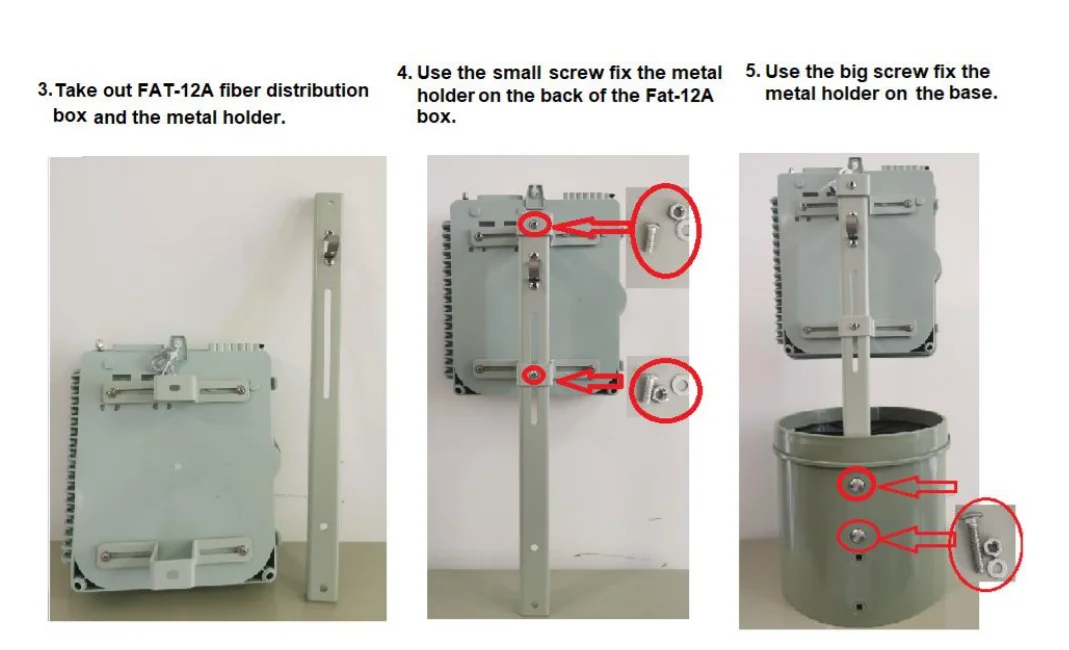 12 Ports FTTH Underground Fiber Cabinet - Durable & Waterproof