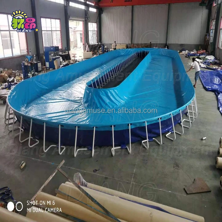 High-quality Ground Family Round And Oval Metal Frame Swimming Pool ...