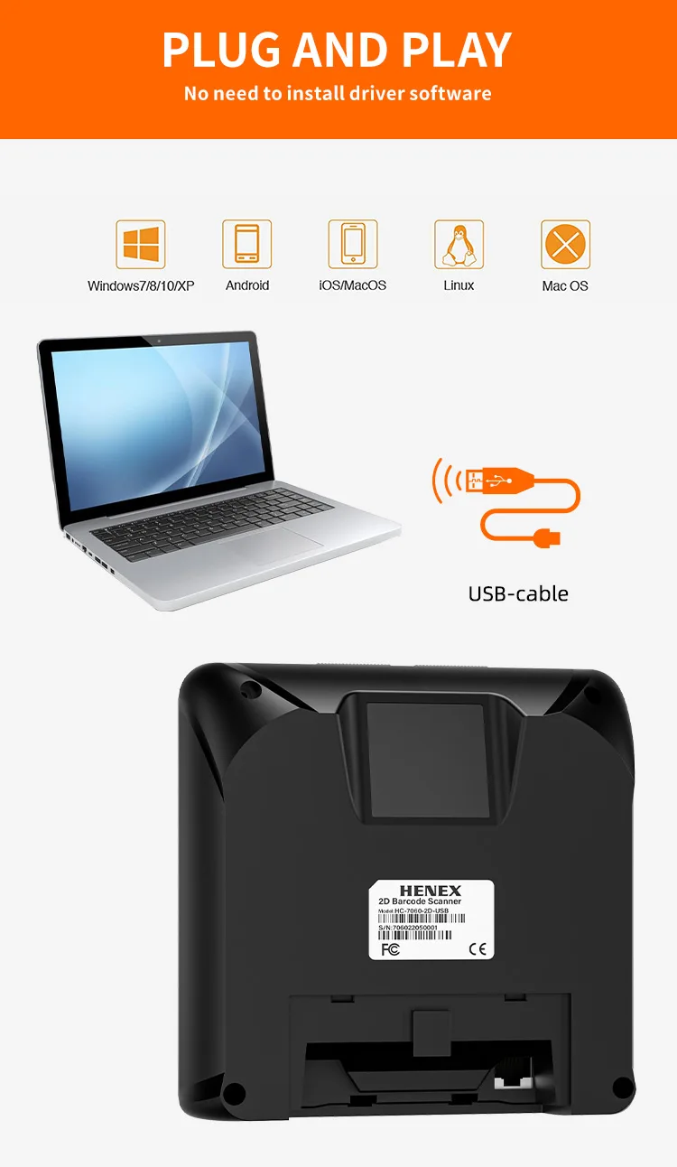 1d 2d Barcode Scanner Flatbed Qr Code Reader Module For Payment Kiosk ...