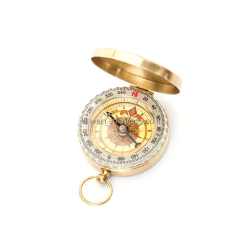 Factory Supply Copper Material Pocket Watch Style Compass For ...