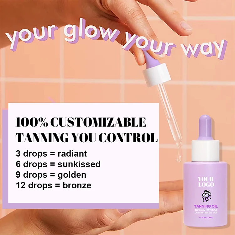 Private Label Sun Tan Oil Sunscreen Tanning Accelerator Oil Indoor ...