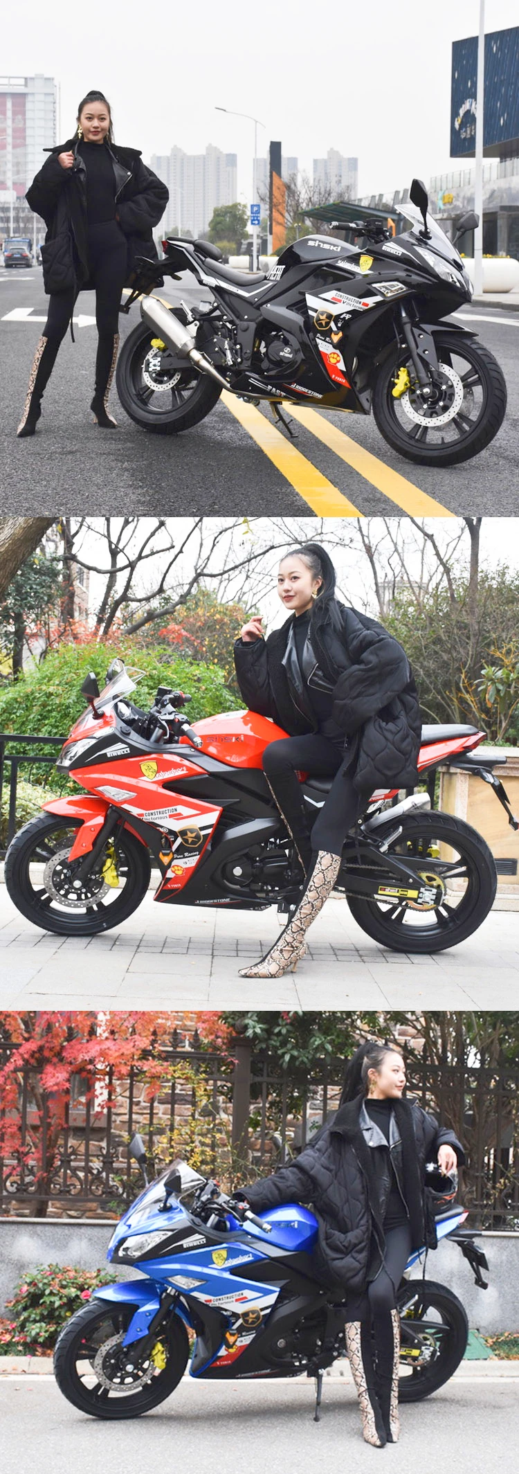 Sinski China 250cc/400cc Gas Motorcycle | 130km/h Automatic Water ...