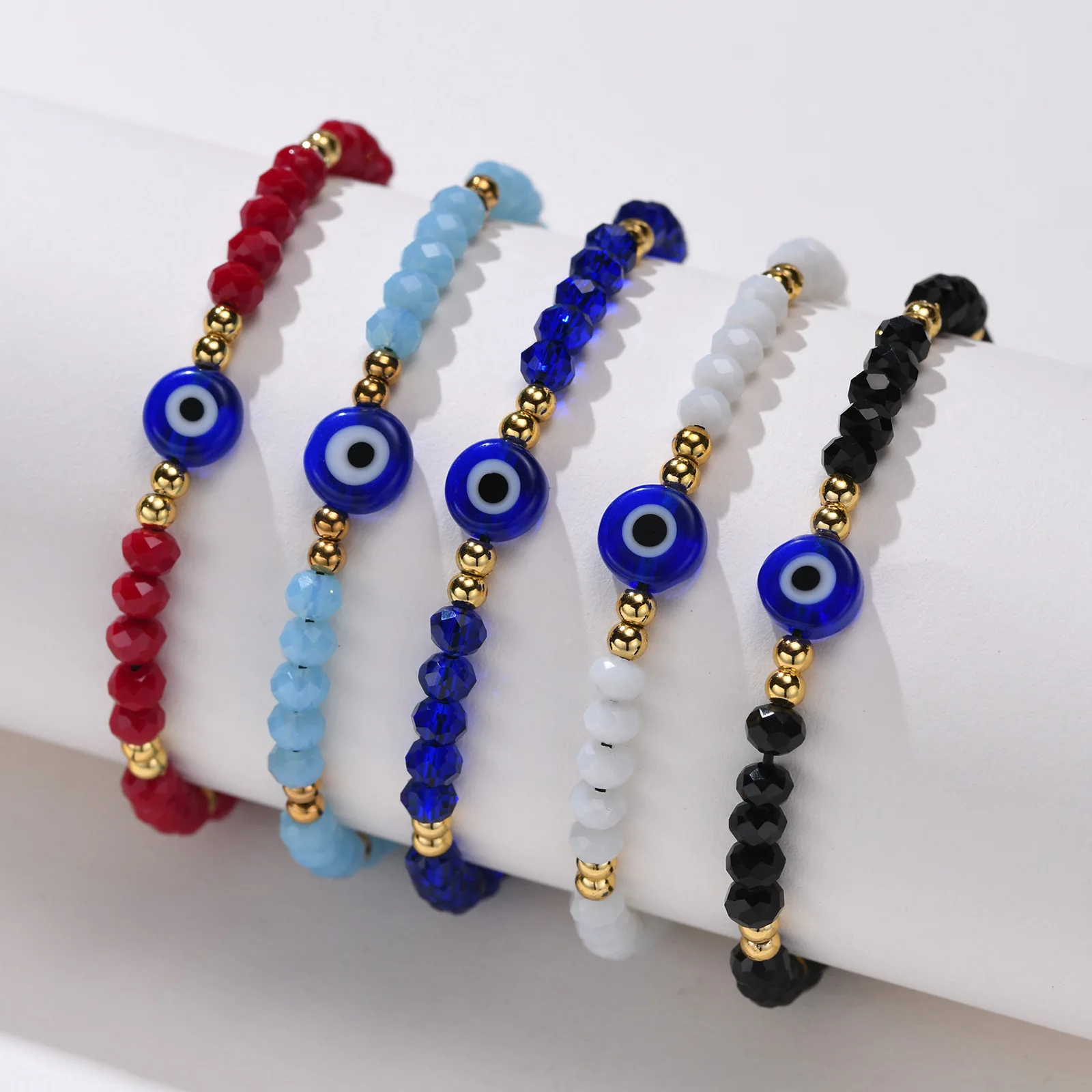 Lucky Amulet Devils Eyes Handmade Rope Braided Bracelet