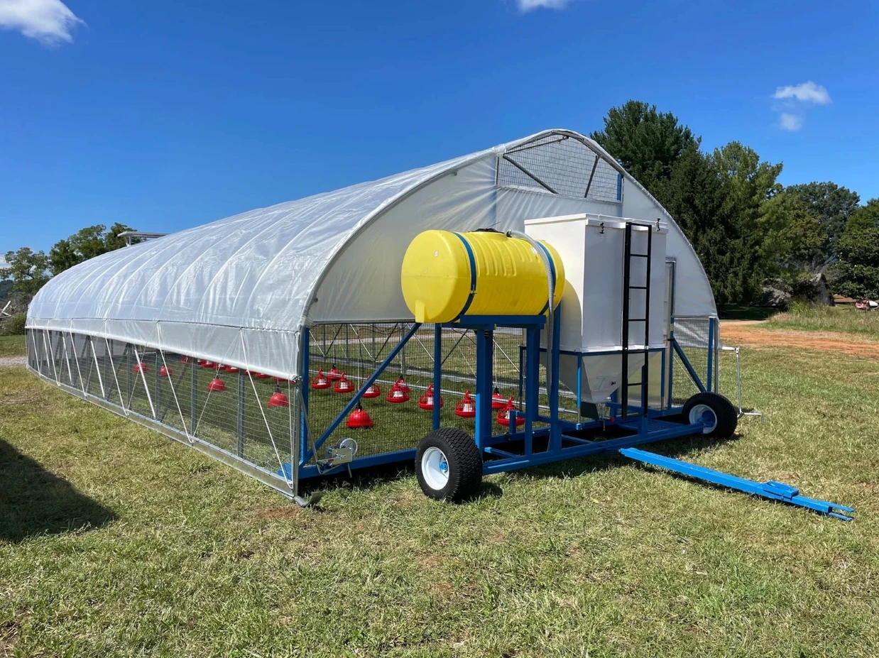 Mobile Chicken Greenhouses - Efficient Large Breeding Cages