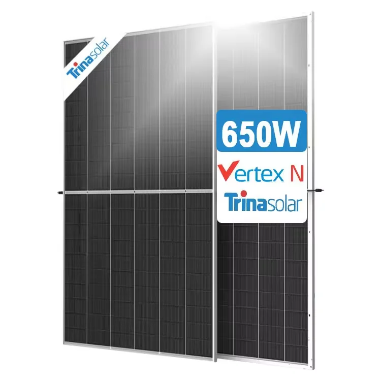 Trina 660W dual glass bifacial module Trina 645w 650w 655w 660w 665w ...