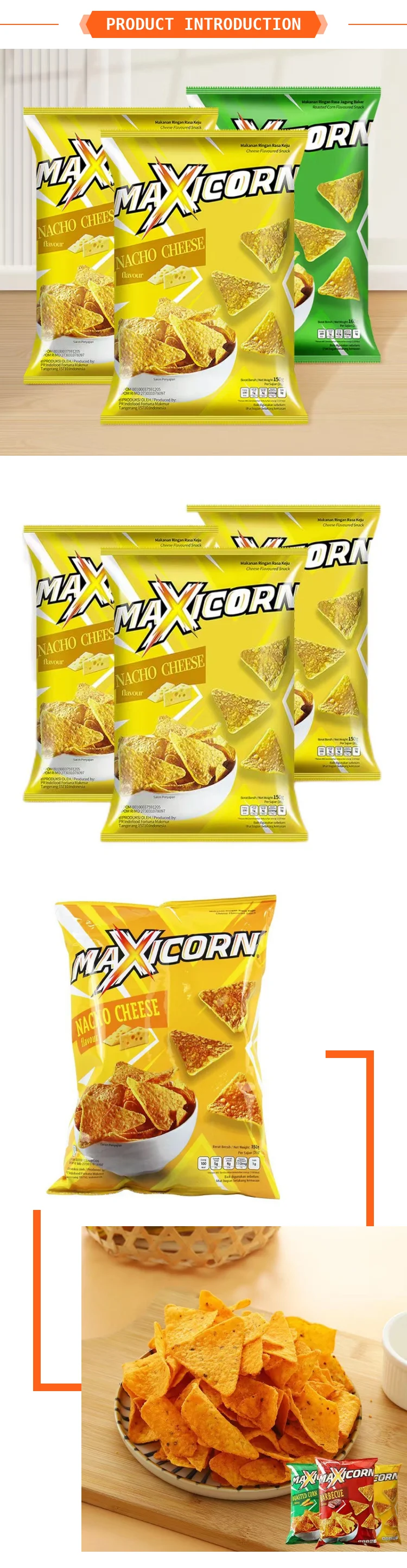 Indonesian Cheesy Nacho Chips Potato Chips Exotic Snack Exotic Snacks ...