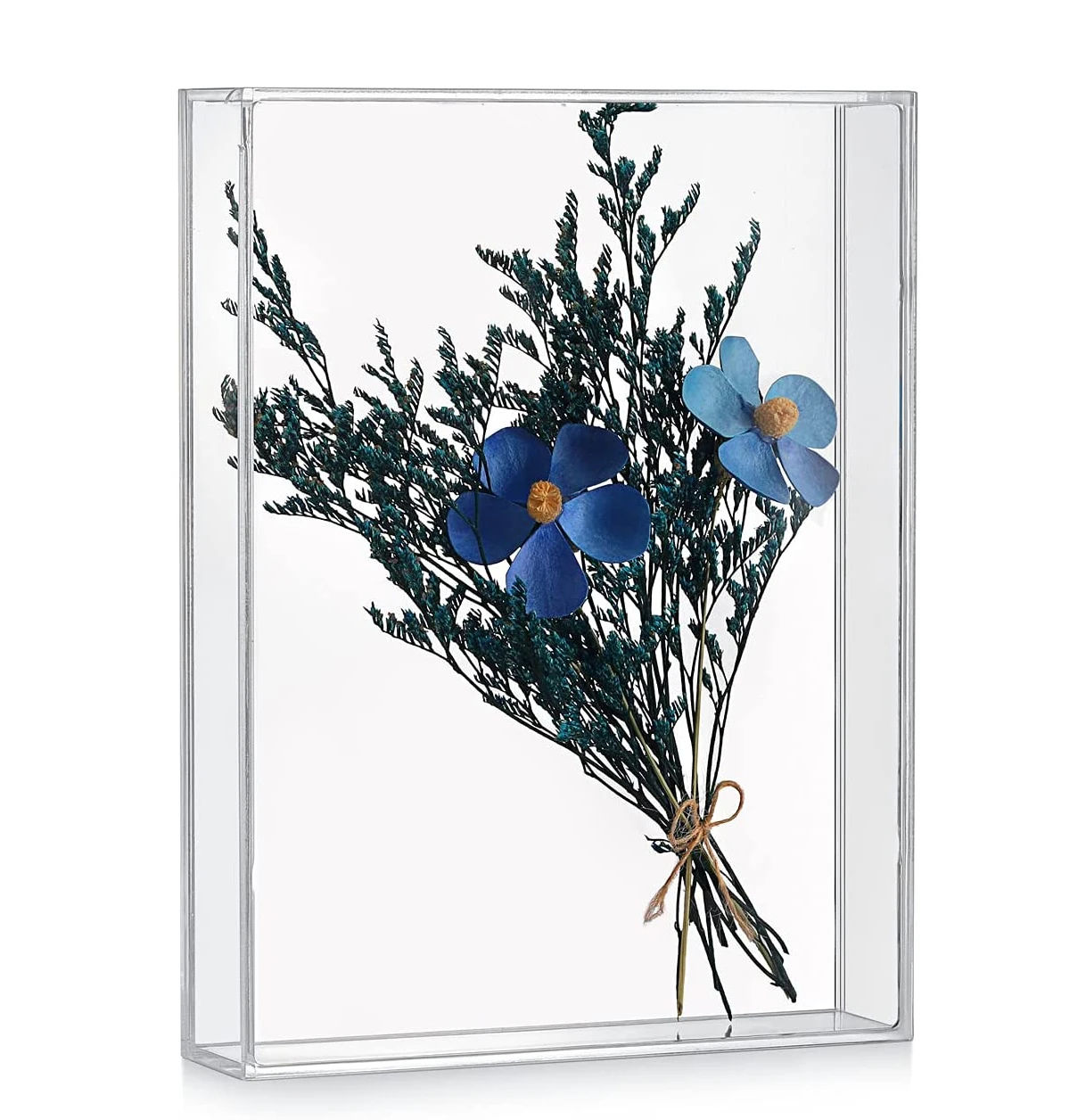 Diamond Polished Clear Acrylic Shadowbox Lid Frame for 3D Art Display ...