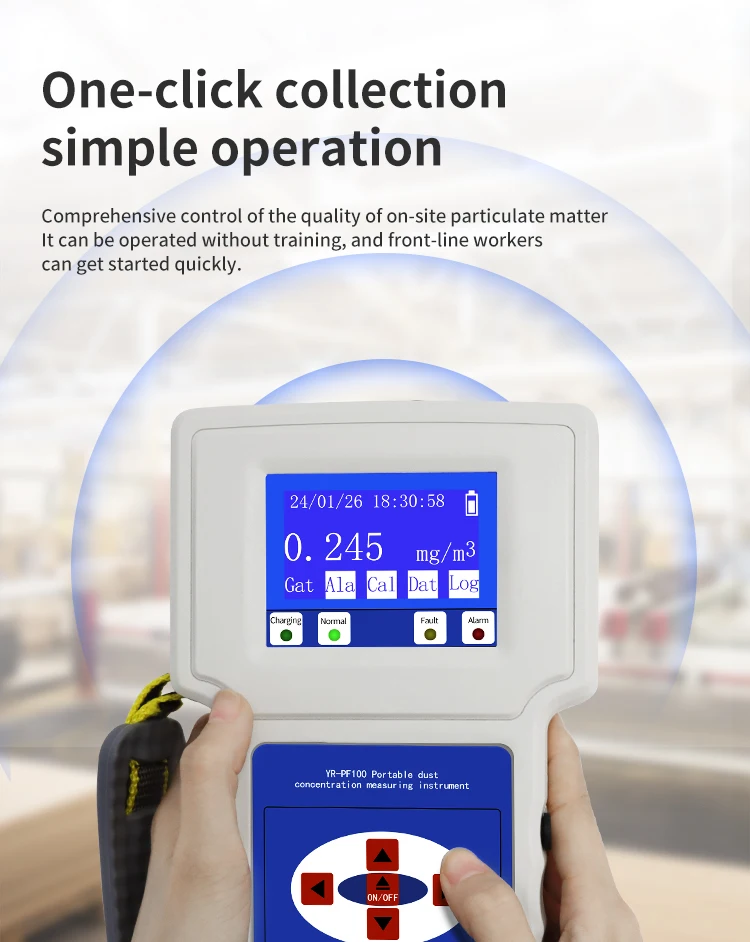 Explosion-proof Handheld Dust Meter Direct-reading Portable Dust ...