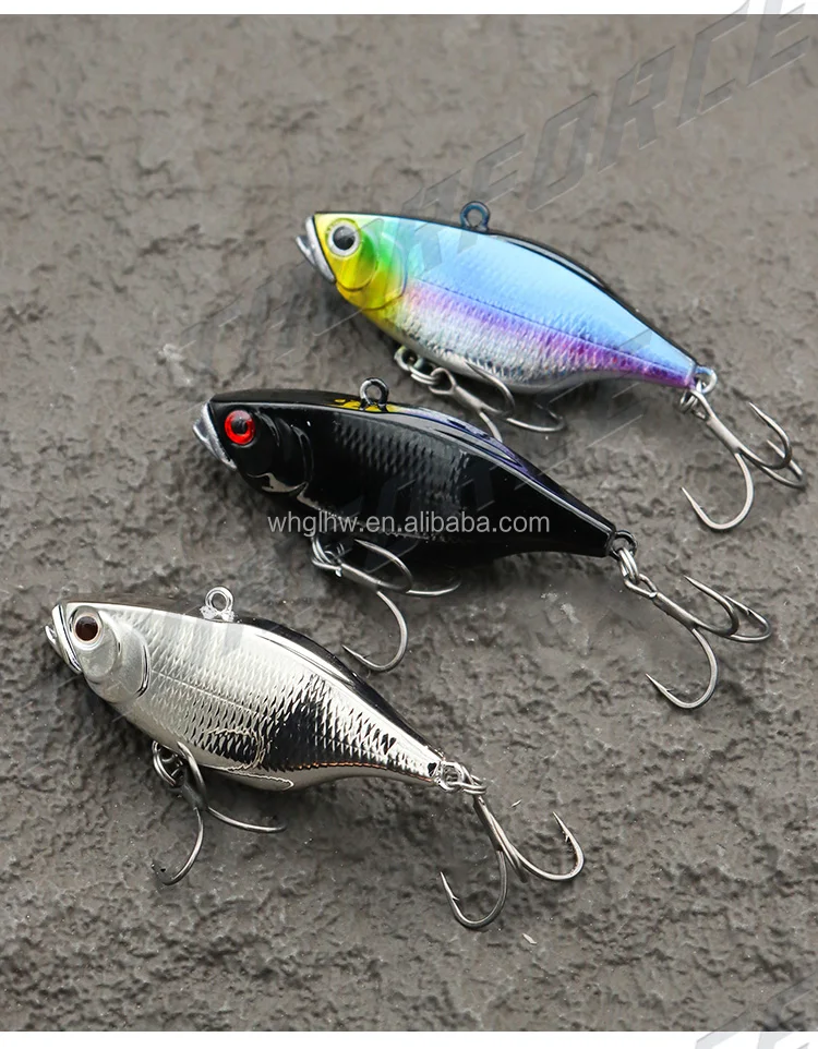 THORFORCE New Design Deep Diving VIB 12g Rattle Sound Artificial Swim ...