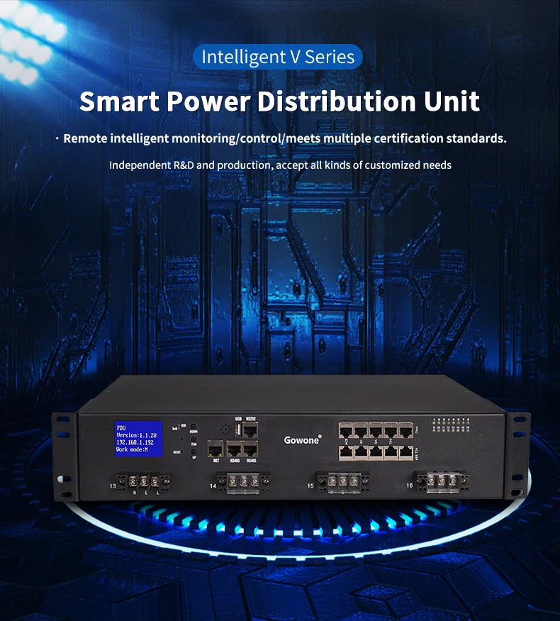 Remote Monitoring & Control Smart Pdu 32a Sockets Customizable Pdu - Buy Power Distribution Unit ...