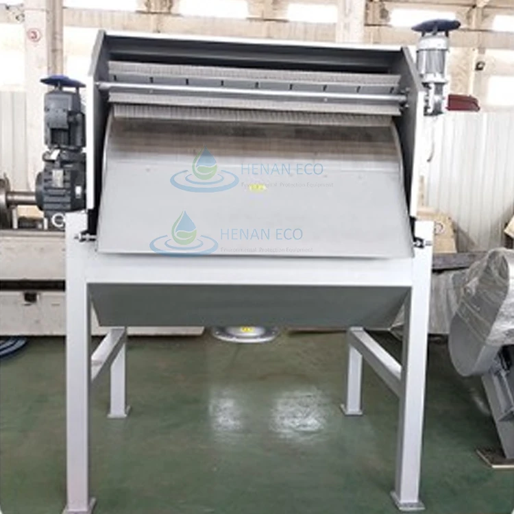 Automatic Rotary Drum Fine Screen For Sale Used In Industrial Waste ...