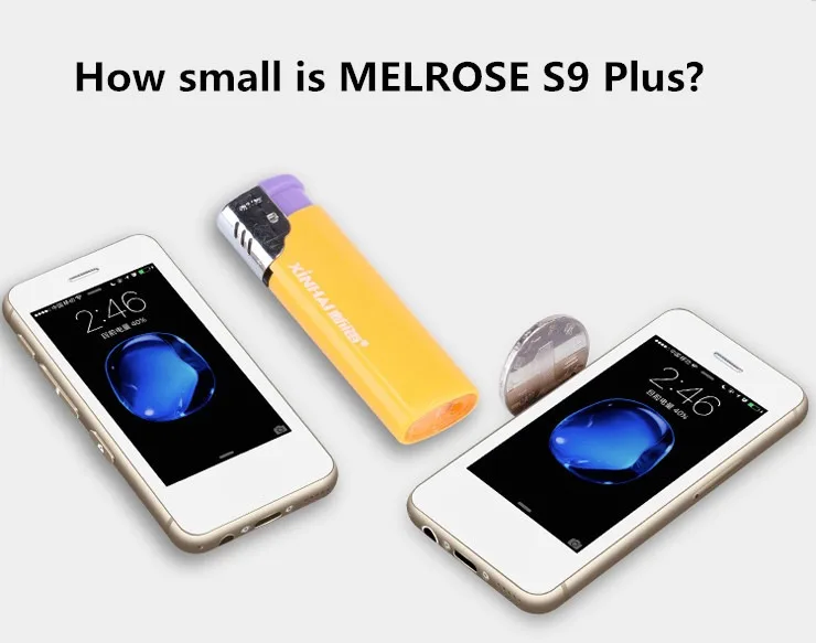 Smallest Smart Phone Melrose S9p S9x S9 Plus Ultrathin Mini Mobile ...