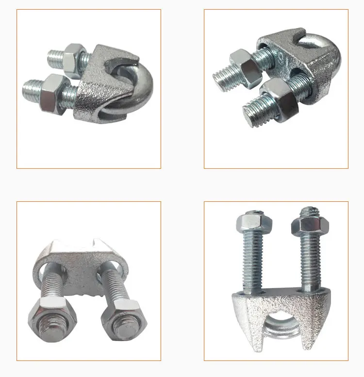 Din 741 Malleable Wire Rope Clips - Reliable Fasterning