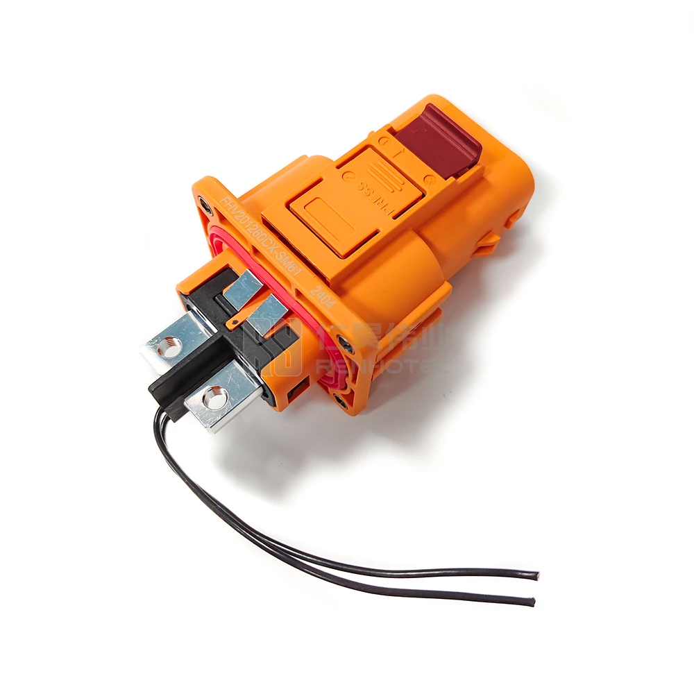 Renhao 2 Way Connector Terminal Panel Mount for Energy Storage