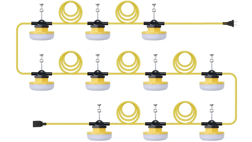 Kinlights Warehouse Workshop Lighting Ip65 5000k 65w 8000lm Led Work ...