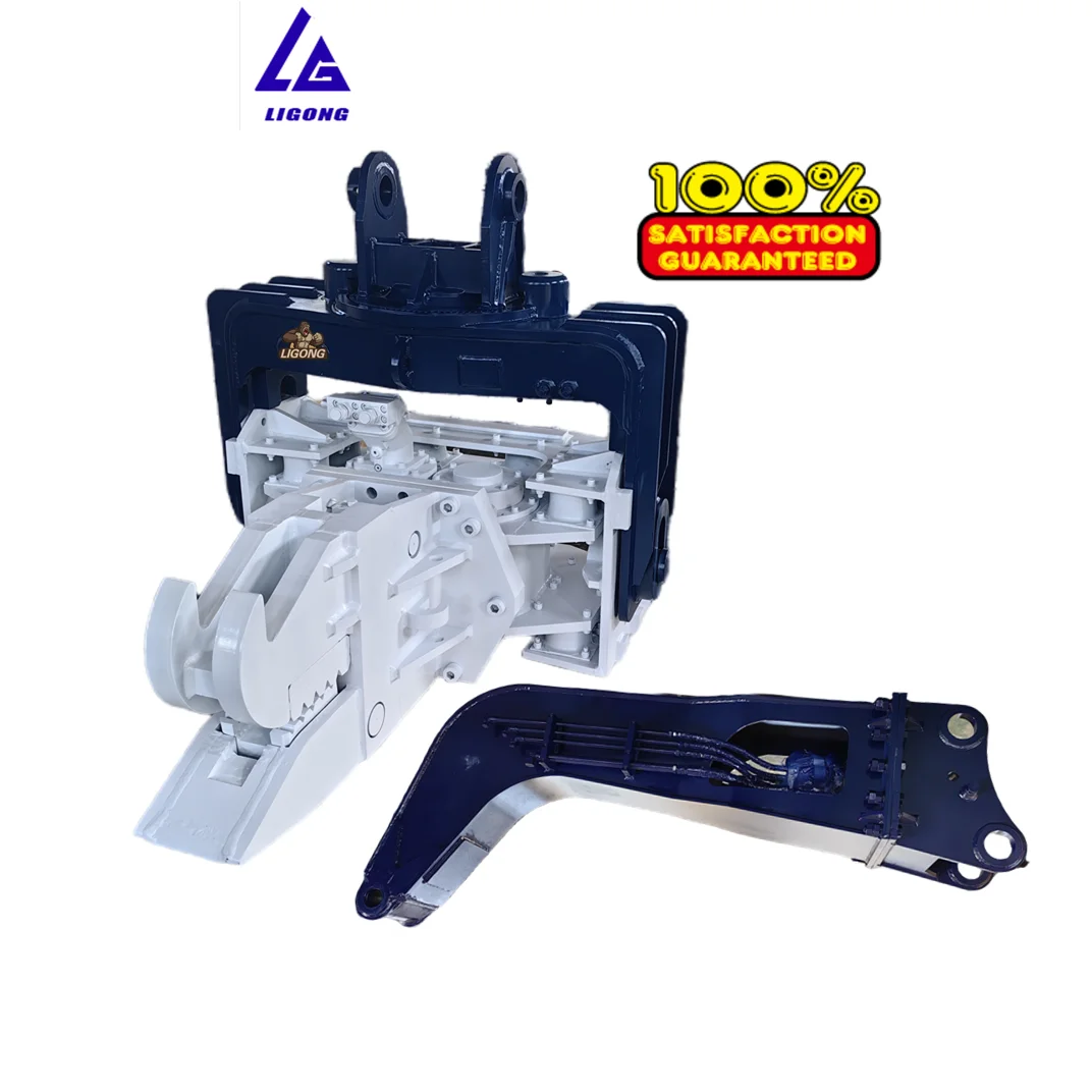 20ton backhoe mounted hydraulic sheet pile driver hammer for sheet ...