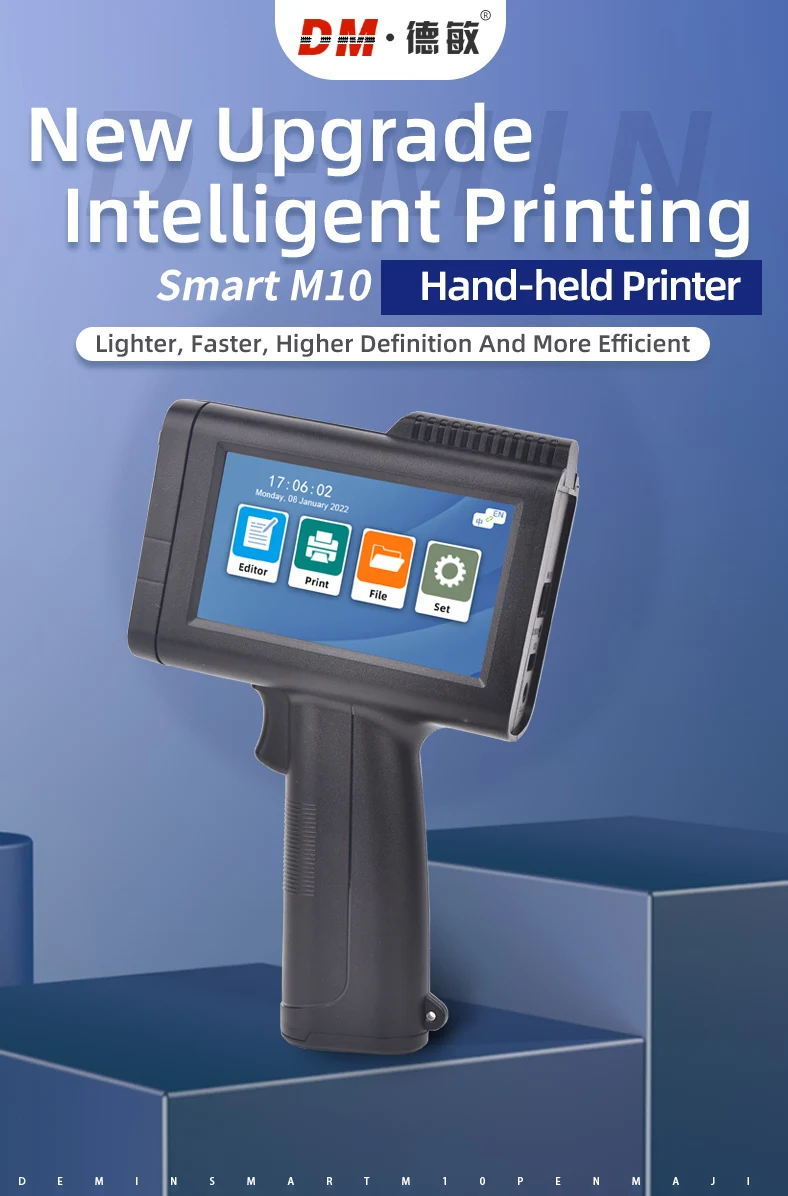 Small Automatic Handheld Printer - Perfect for Cardboard Printing