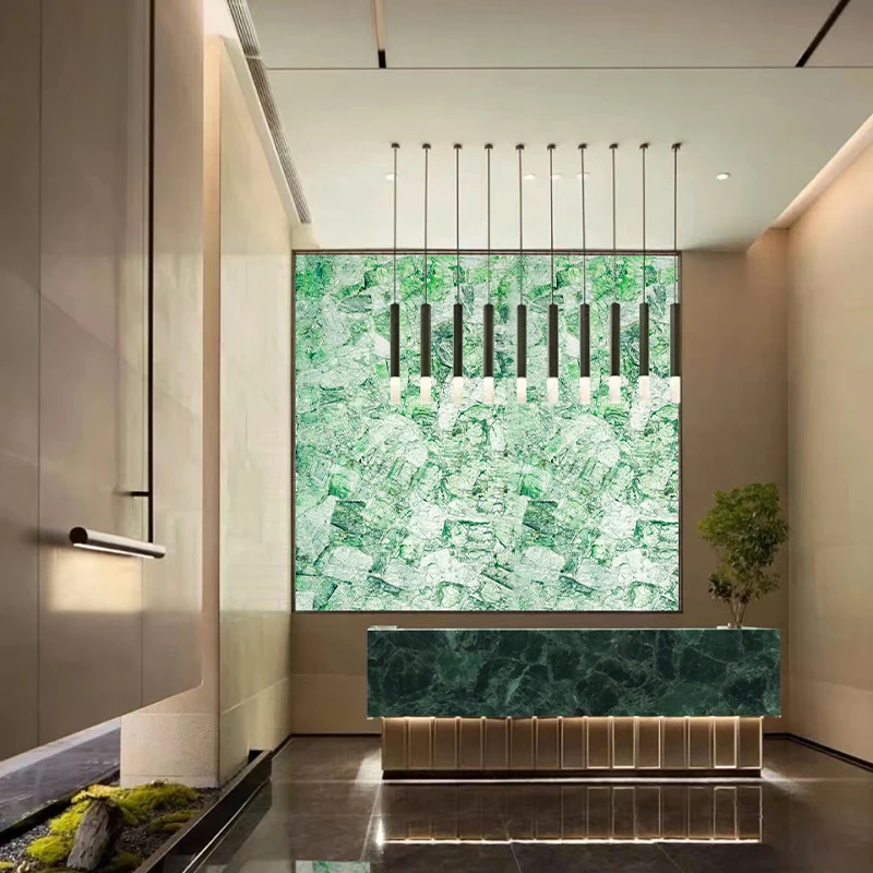 Large Size Polished Natural Solid Surface Green Emerald Crystal Fluorite Stone Slabs| Alibaba.com