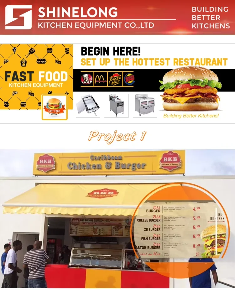 Commercial Burger Machine - Burger King Professional Fast Food Kitchen ...