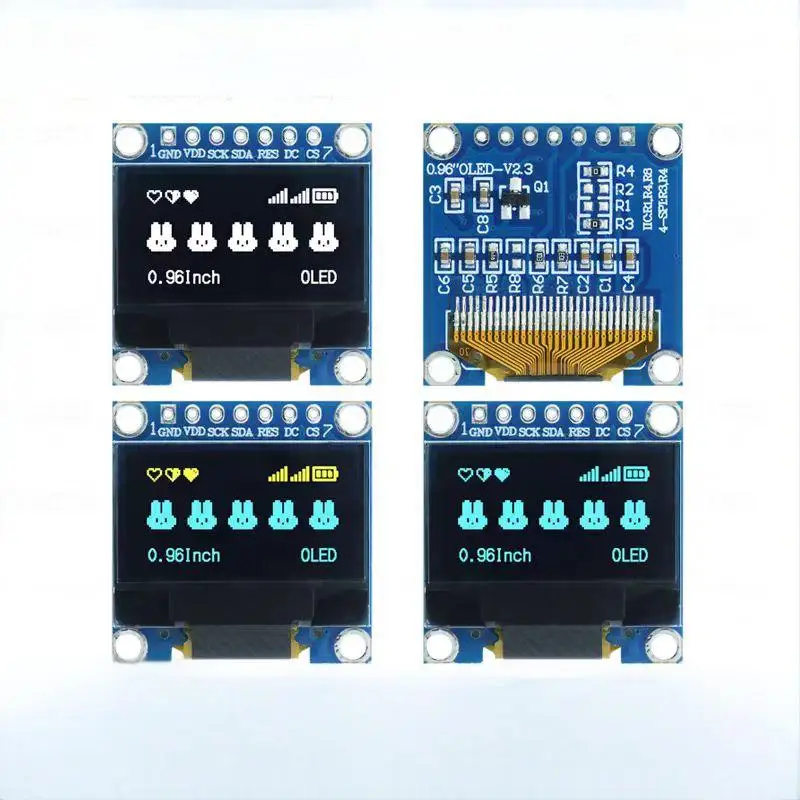 0.96-inch OLED LCD Screen SSD1306/1315 - 128x64 Display
