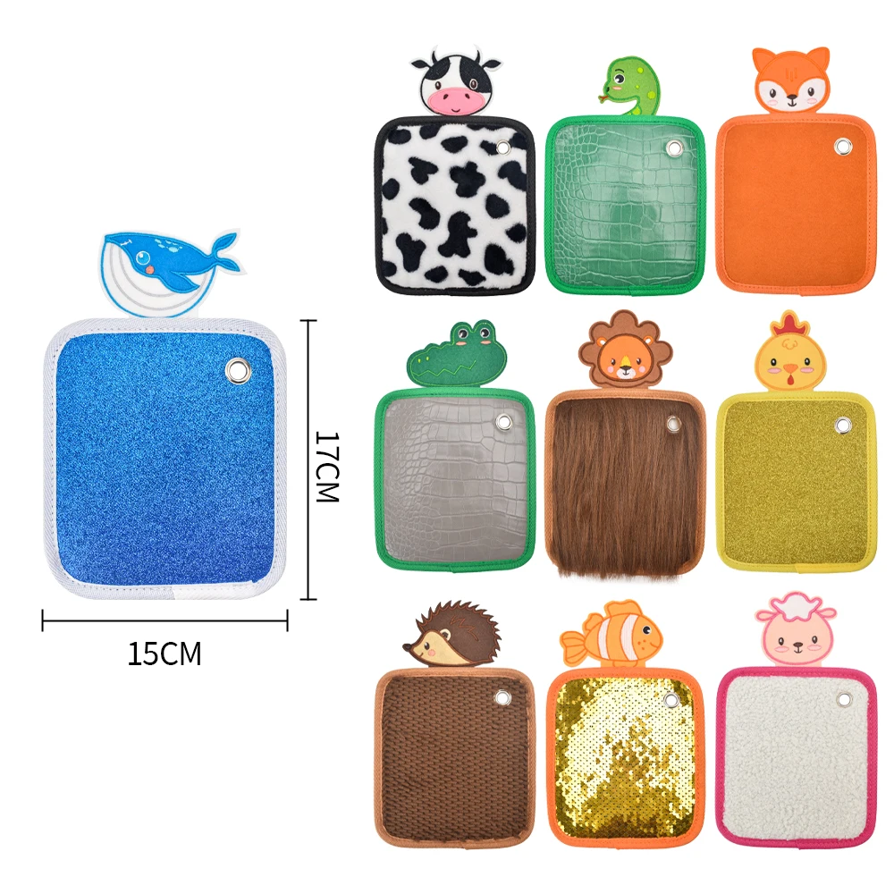 Sensory Mini Mats for Kids - Animal Sensory Tiles