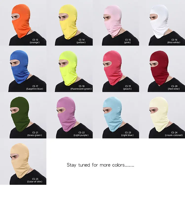 Custom Print Balaclava Ski Face Cover Facemask One Hole