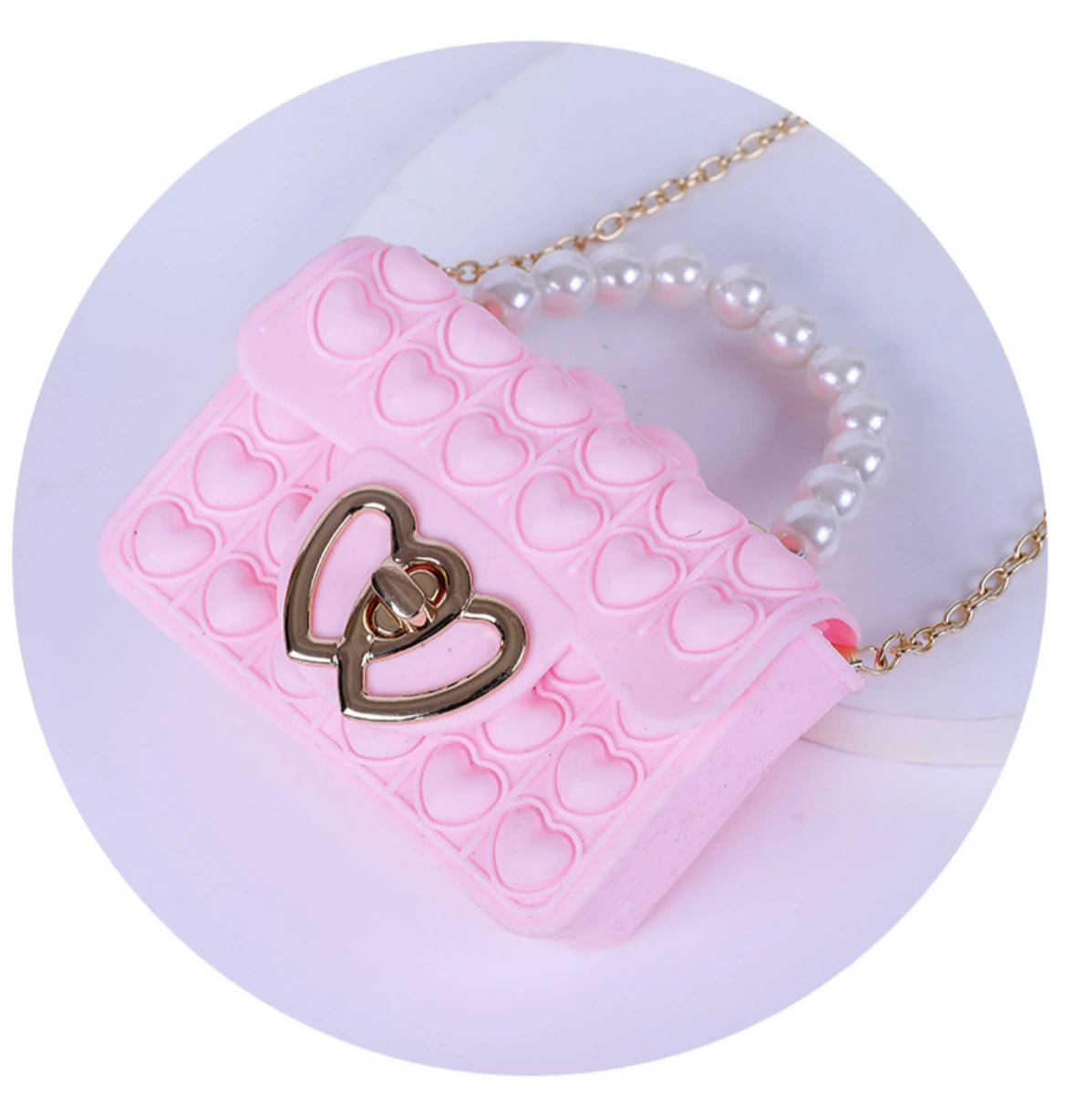 Cute Silicone Jelly Purse - Fidgeted Bubble Popit Crossbody