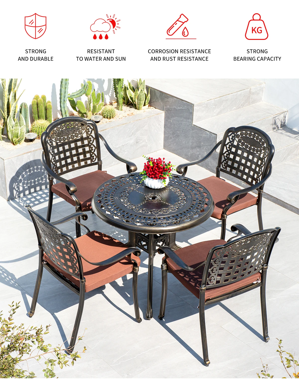 Shop Our Hot Selling Aluminum Garden Sets for Outdoor Use