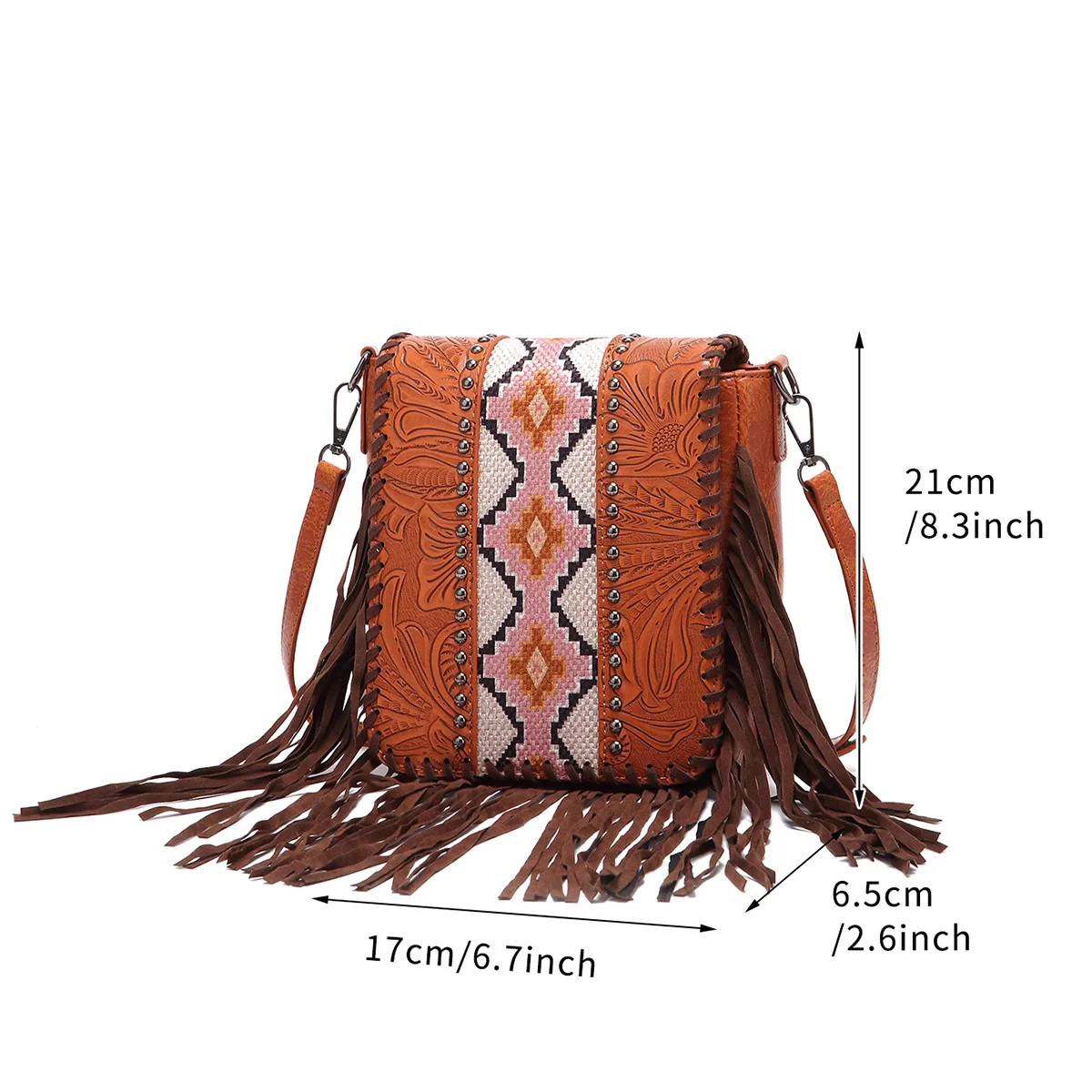 Wholesale Custom Messenger Bag Western Vintage Style Aztec Pattern ...