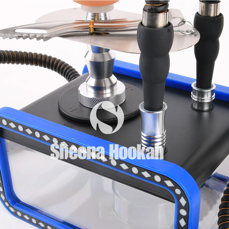 Two Deluxe Hose New Design Led Hookahs For Wholesale Led Light Up ...